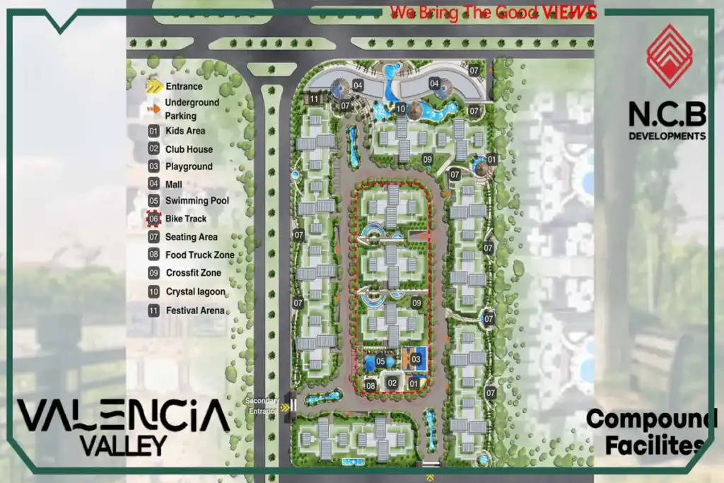 Valencia Valley Compound New Cairo NCB Developments 2026